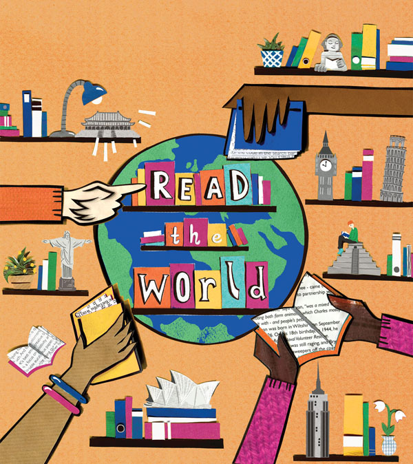 Read the World Poster – Hireillo | Hire an Illustrator