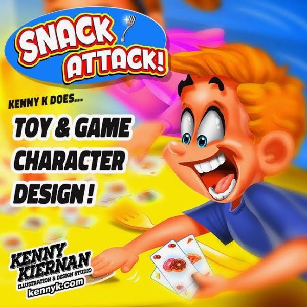 Platniks Snack Attack! Game – Hireillo | Hire an Illustrator