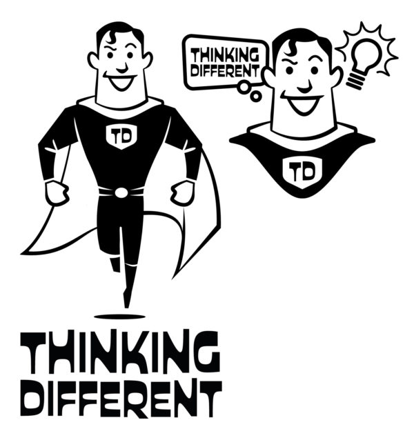 Thinking Different. A Character Driven Logo Design for a New Podcast ...