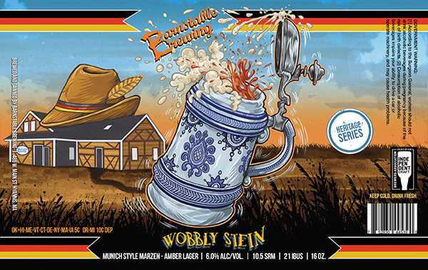 Art and Design for Craft Beer Labels for Brewery (Barnstable Brewing ...