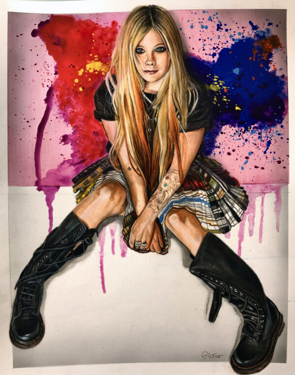 Portrait of Avril Lavigne – Hireillo | Hire an Illustrator