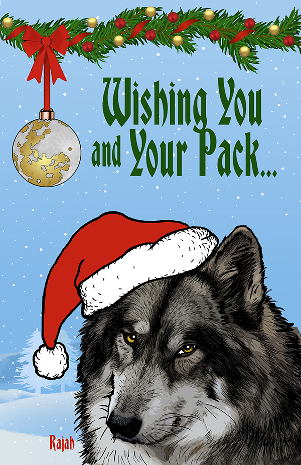 Wolf Sanctuary Christmas Cards – Hireillo | Hire an Illustrator