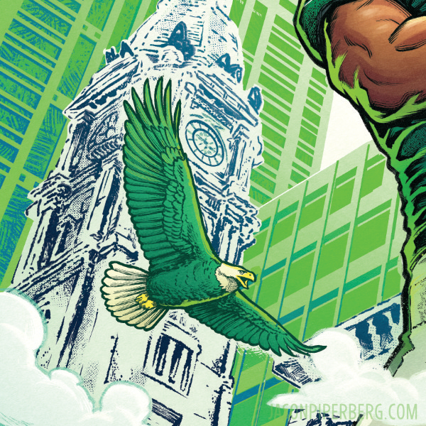 Philadelphia Eagles Playoff Poster – Hireillo | Hire an Illustrator