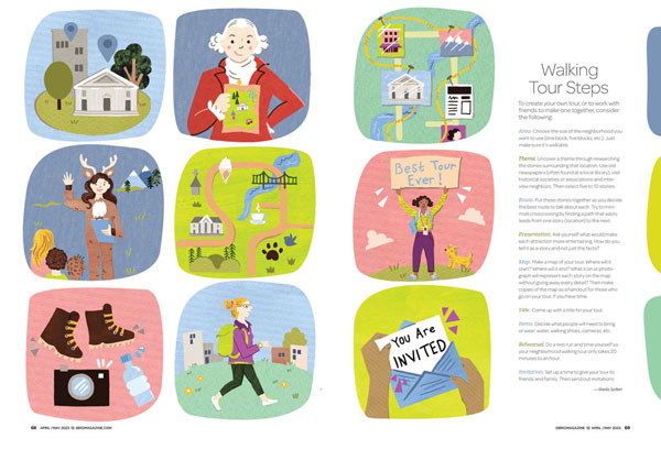 Create your own walking tour – Hireillo | Hire an Illustrator