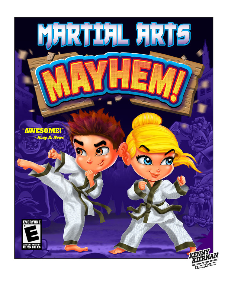 Martial Arts Mayhem’ Game – Hireillo | Hire an Illustrator