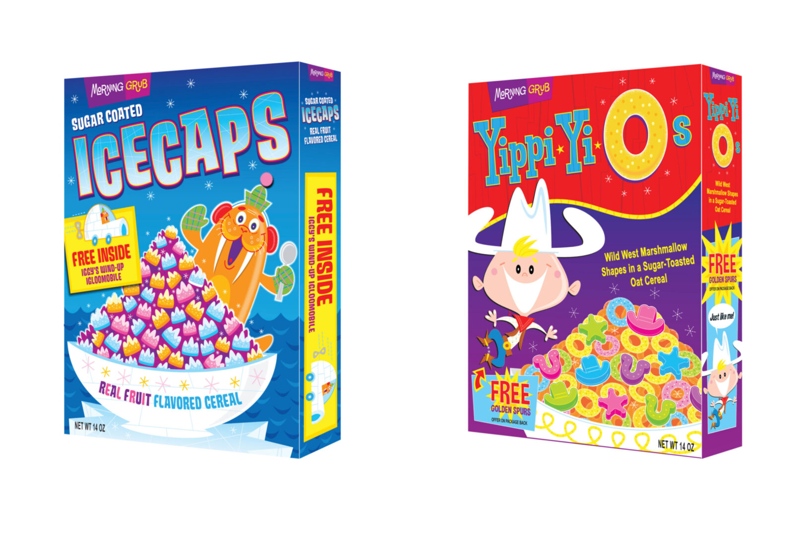 My Own Retro Cereal Box Collection – Hireillo | Hire an Illustrator