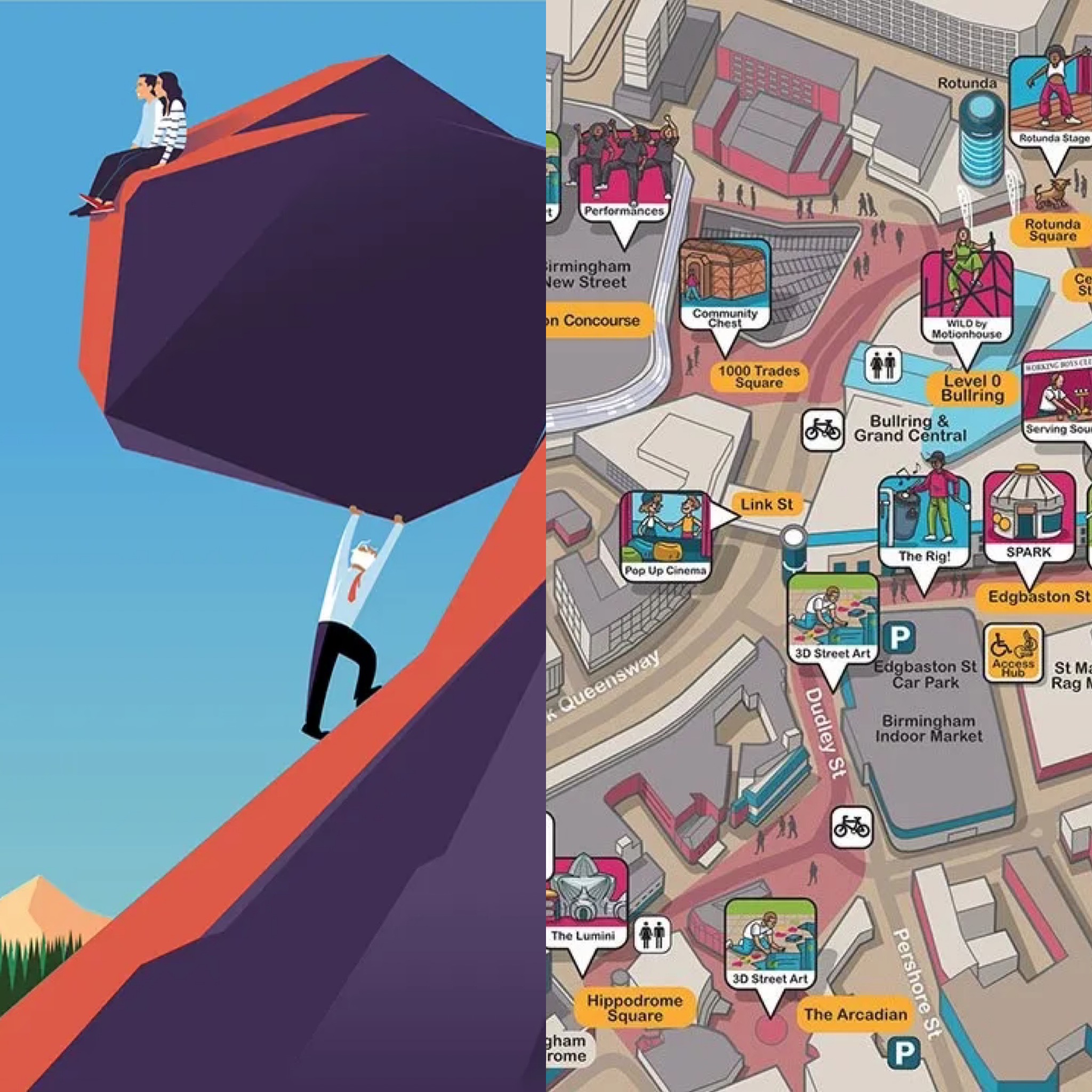 Magazines, maps and tarot cards – Hireillo | Hire an Illustrator