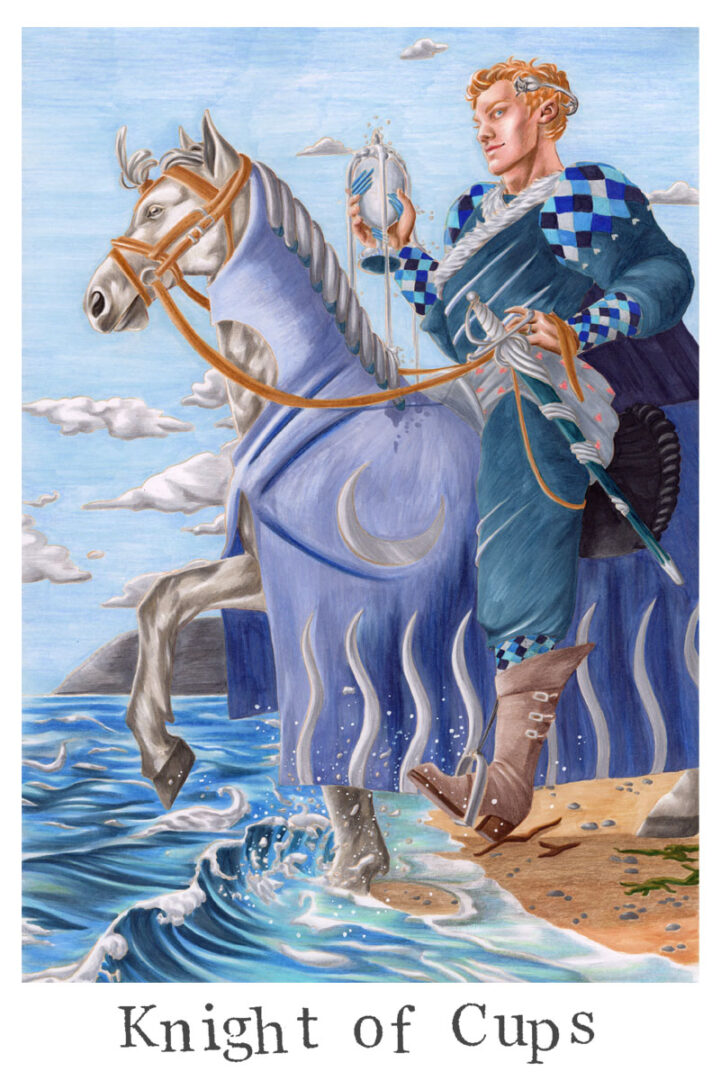 Tarot – Knight of Cups – Hireillo | Hire an Illustrator