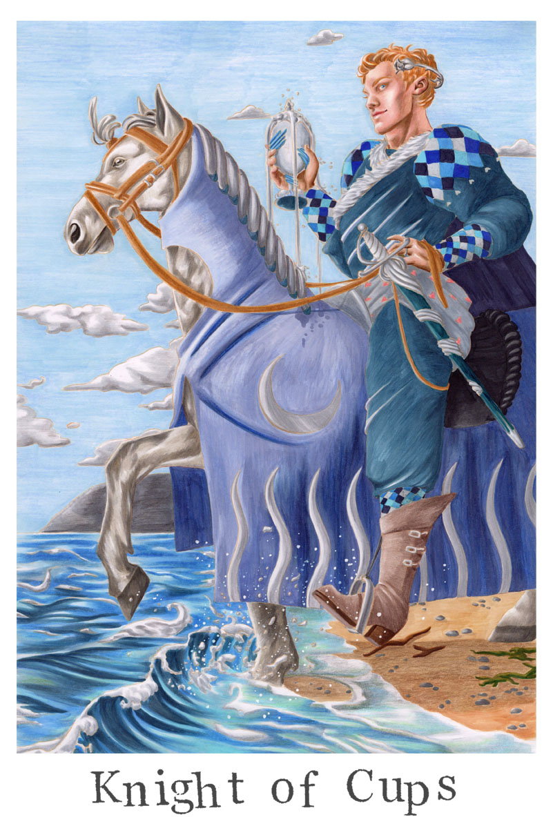 Tarot Knight Of Cups Hireillo Hire An Illustrator Tarot Knight Of Cups Hireillo Hire An Illustrator