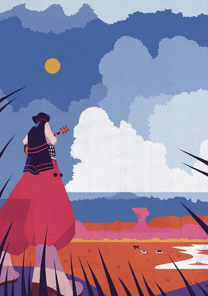 Echoes of the Gaucho for Glug Magazine – Hireillo | Hire an Illustrator