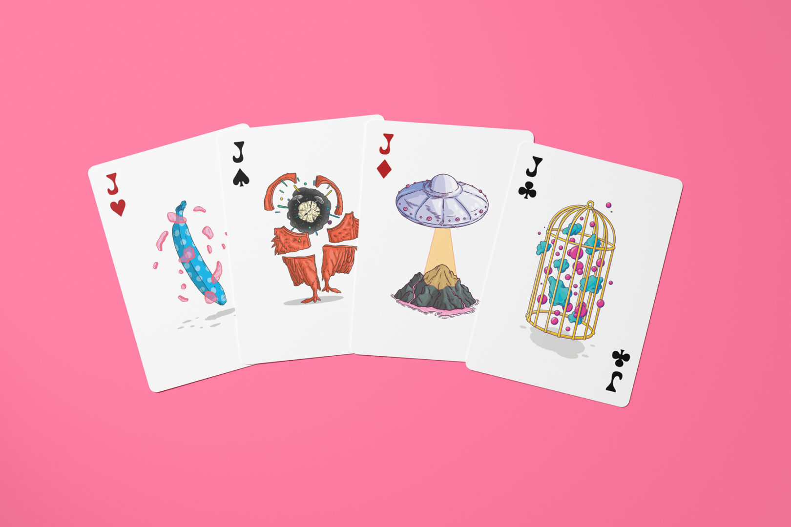Modest Mouse Playing Cards – Hireillo | Hire an Illustrator