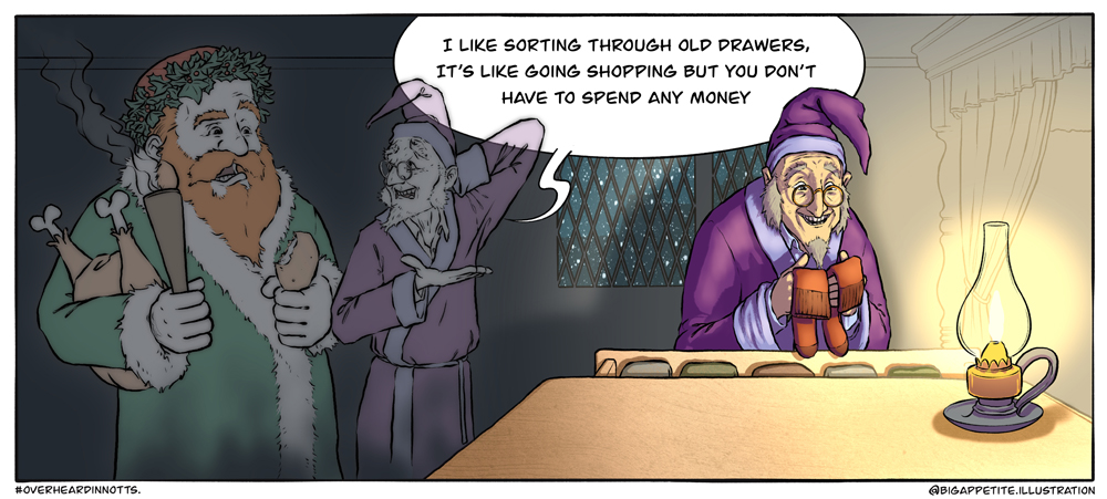 Over Heard in Nottingham Cartoon for December’s Issue of Left Lion ...