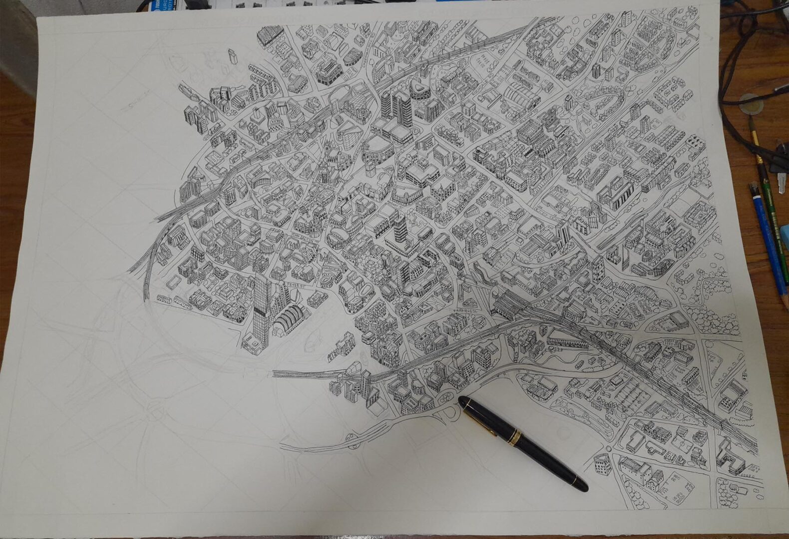 Manchester Illustrated Map – Hireillo | Hire an Illustrator