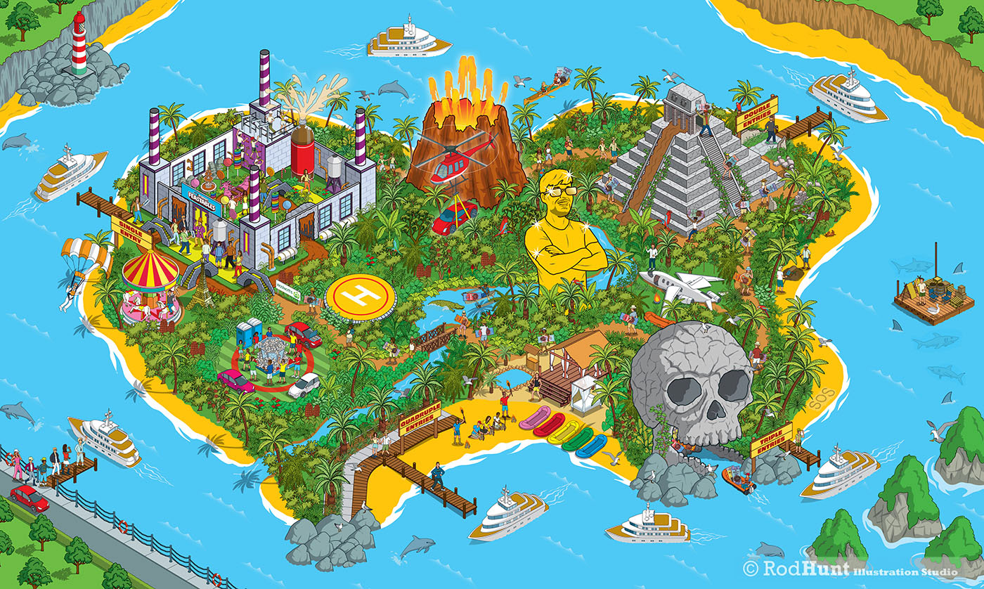 Map Illustration – Hireillo | Hire an Illustrator