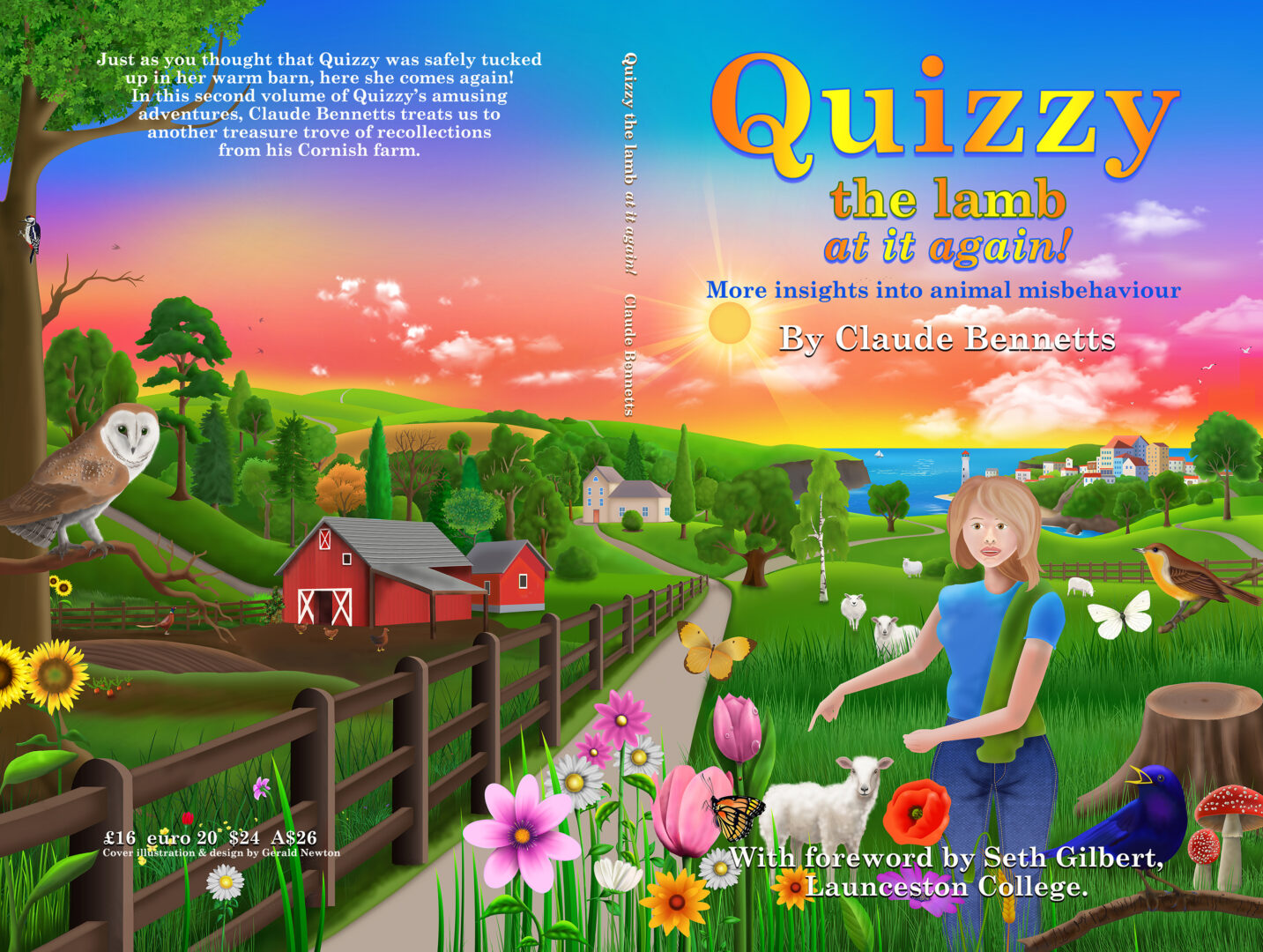 Quizzy the Lamb, at it again! Children’s story book illustrations – Hireillo | Hire an Illustrator