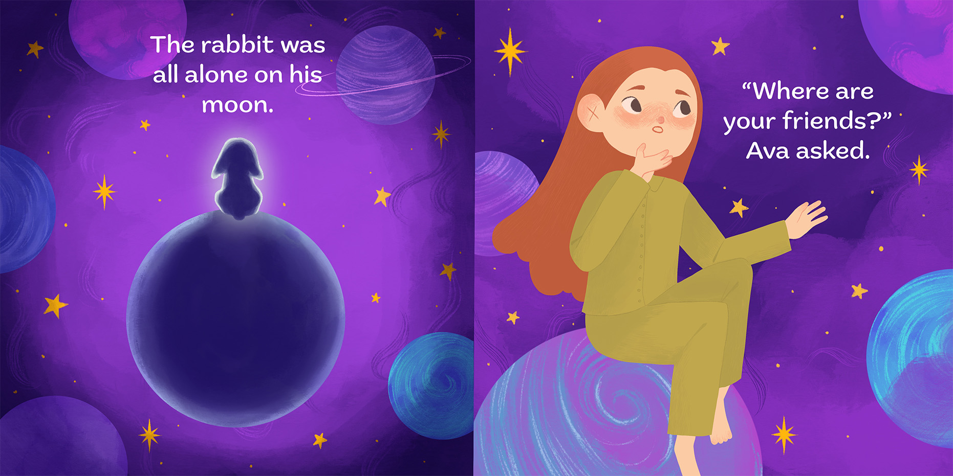 Ava and the Moon Rabbit Children’s Book – Hireillo | Hire an Illustrator