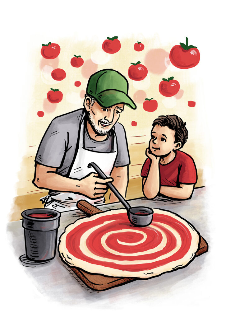 Pizza Papa, Children’s Book – Hireillo | Hire an Illustrator