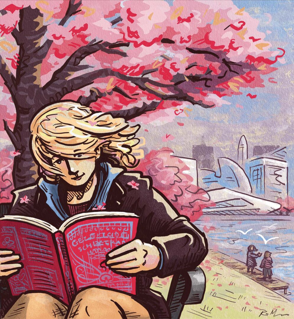 Oh Reader Spring Magazine Cover – Hireillo | Hire an Illustrator