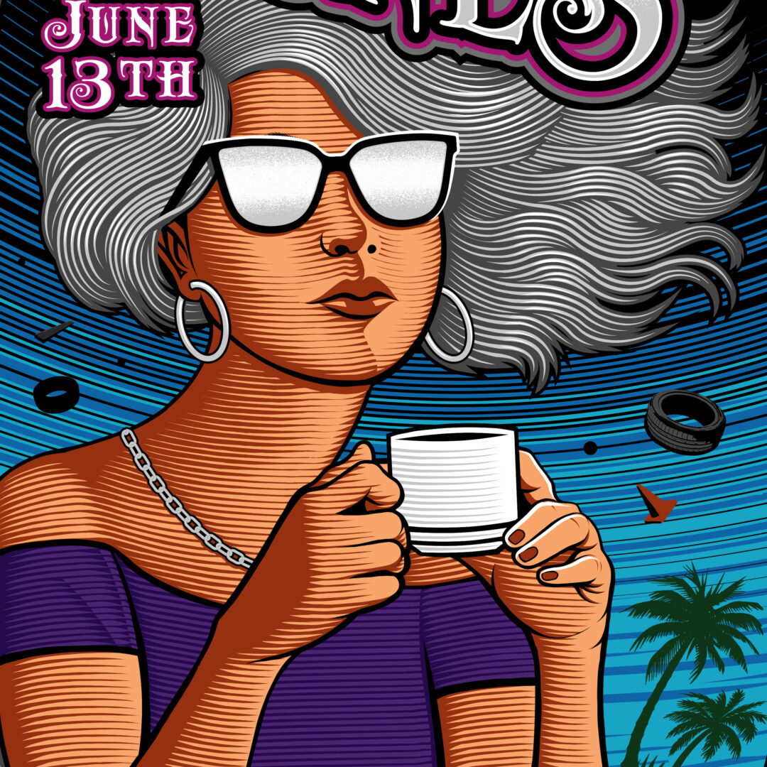 “Cyclone” Packaging art for Danger Jones – Hireillo | Hire an Illustrator