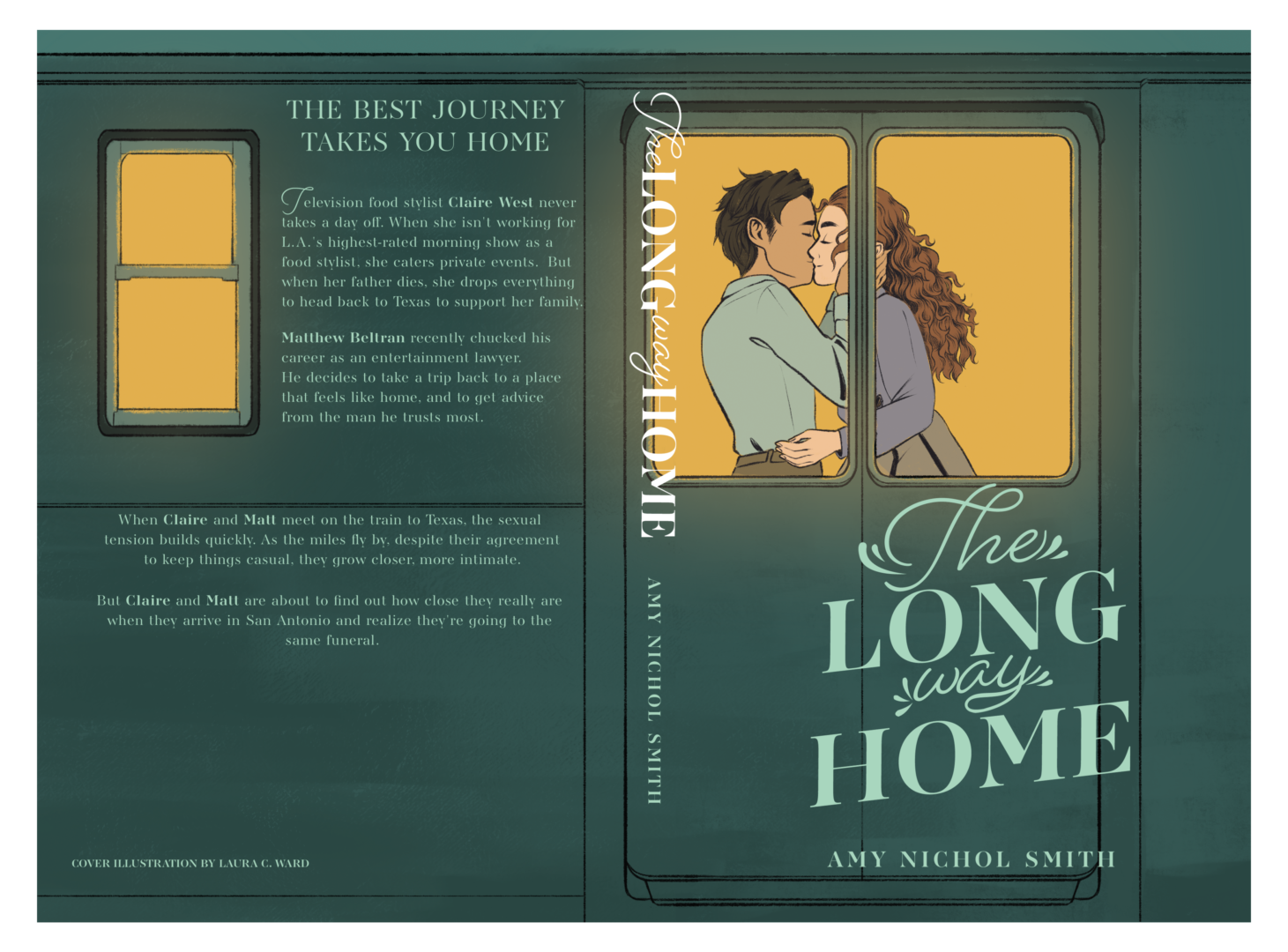 The Long Way Home Book Cover Design – Hireillo | Hire an Illustrator