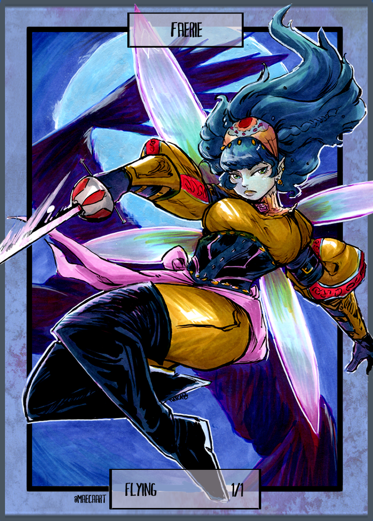 Fantasy Art Token Series – Fairy – Hireillo | Hire an Illustrator