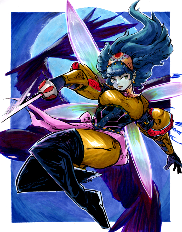 Fantasy Art Token Series – Fairy – Hireillo | Hire an Illustrator