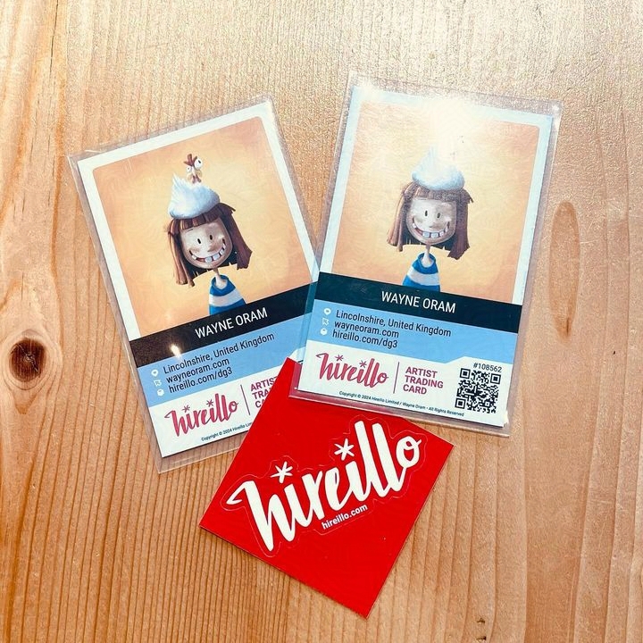 Wayne Oram’s trading cards safely in hand – Hireillo | Hire an Illustrator