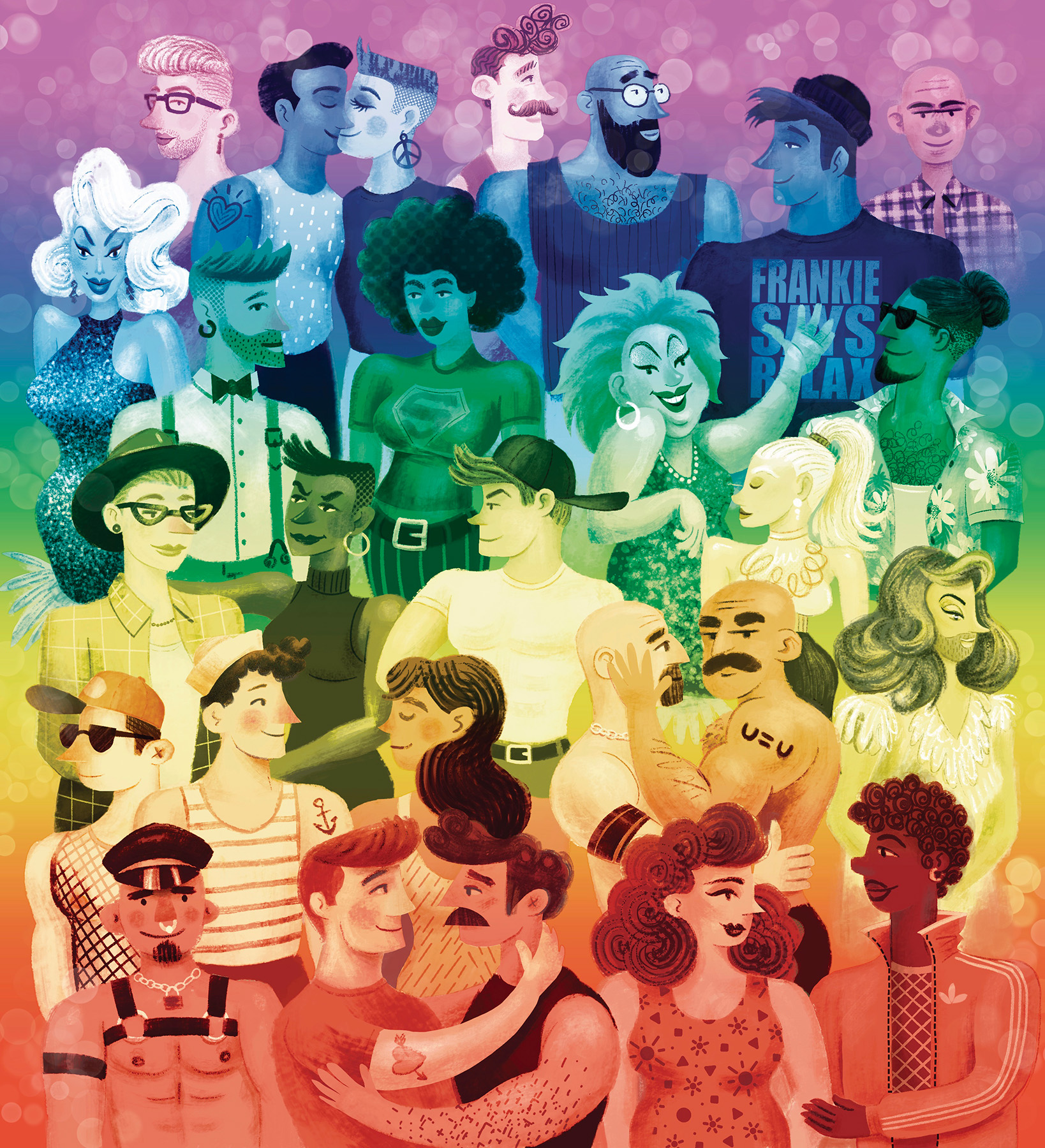 Editorial illustration for Hello Gorgeous magazine, Pride edition ...
