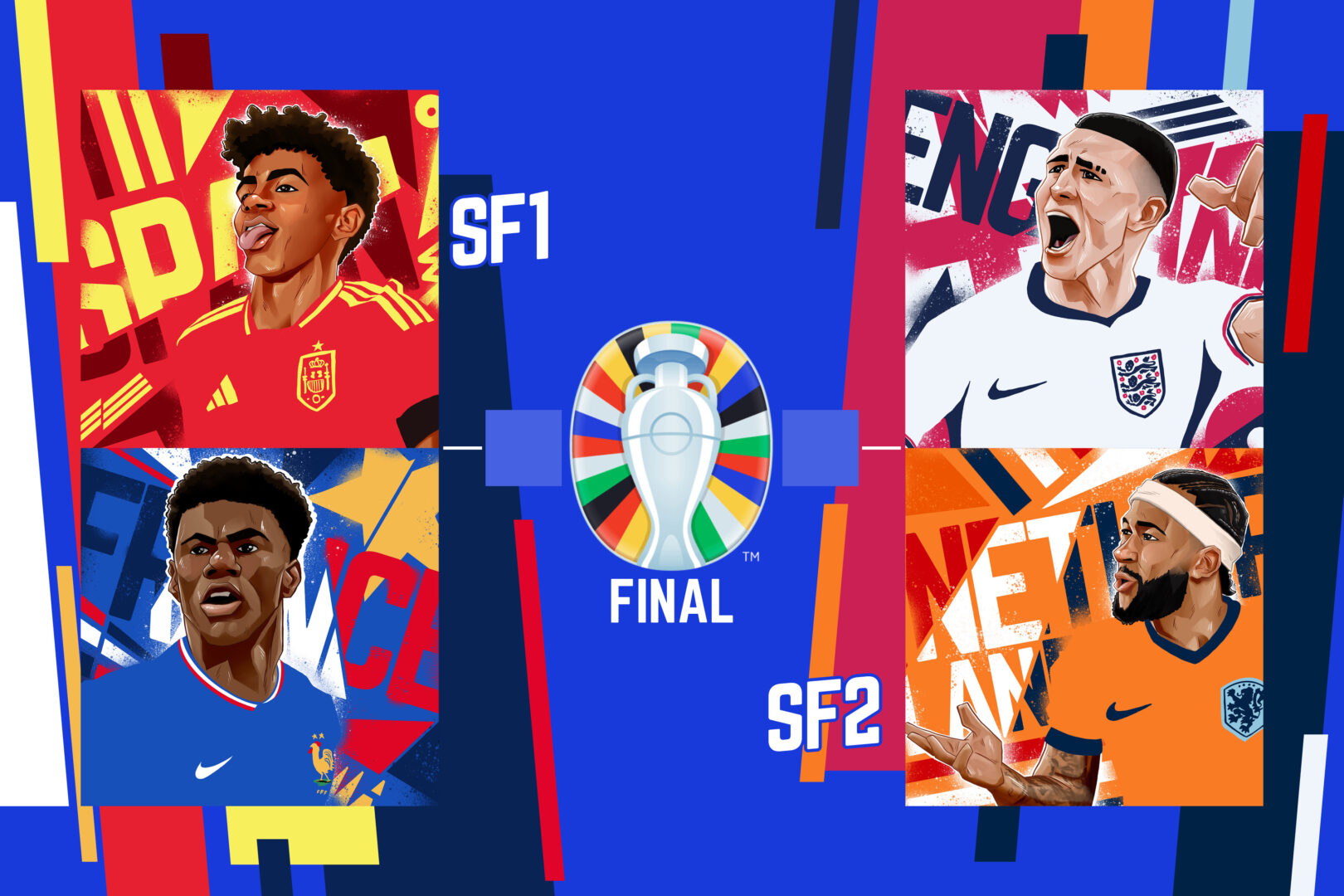 Euro 2024 Style Experiment – Hireillo | Hire an Illustrator