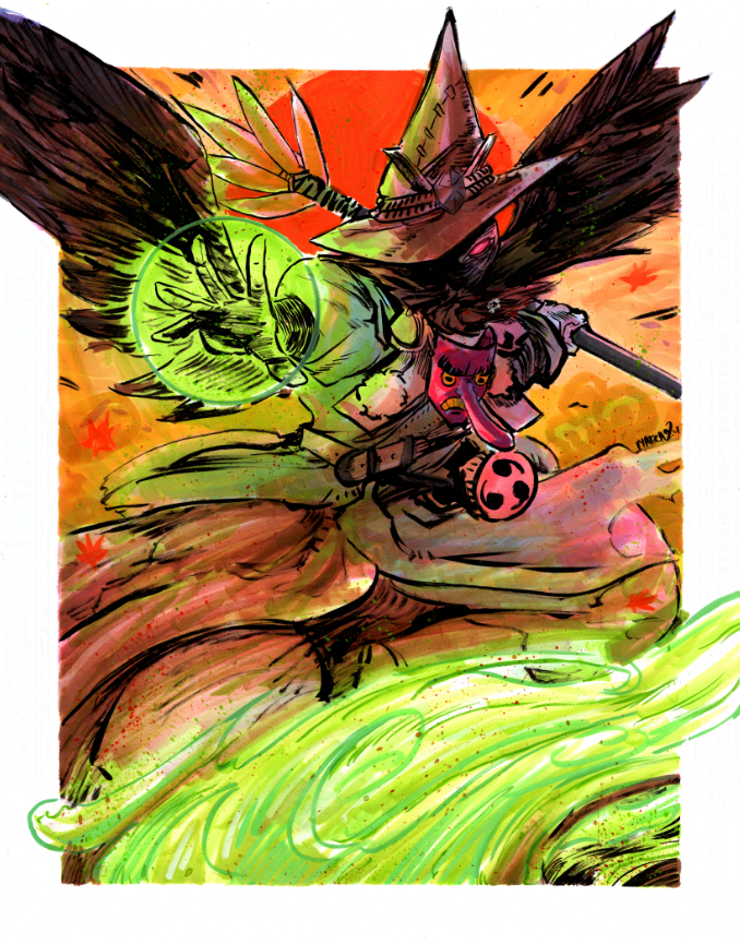 Tengu Wizard – Hireillo | Hire an Illustrator