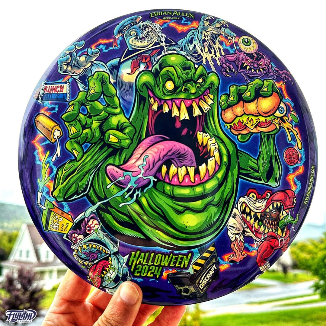 Ghostbusters Golf Disc Tribute – Hireillo | Hire an Illustrator