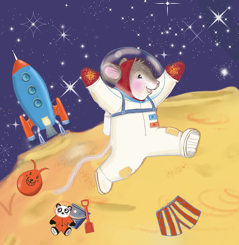 Tom Mouse In SPACE! – Hireillo | Hire an Illustrator