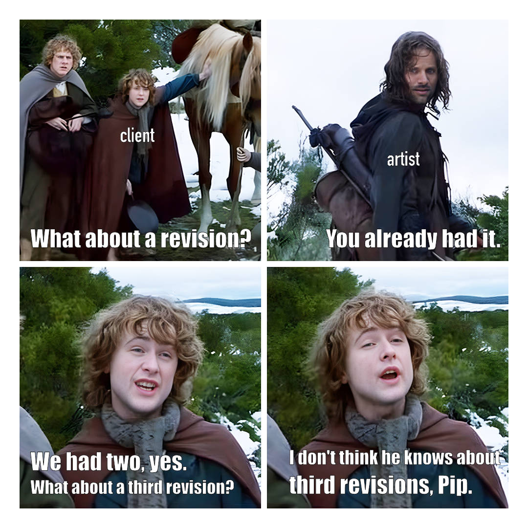 What about a third revision? – Hireillo | Hire an Illustrator