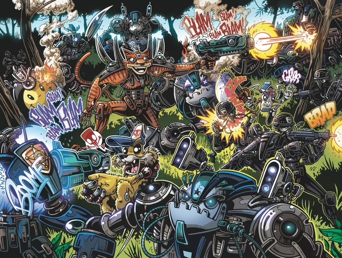 After the Robot Apocalypse Kickstarter – Hireillo | Hire an Illustrator