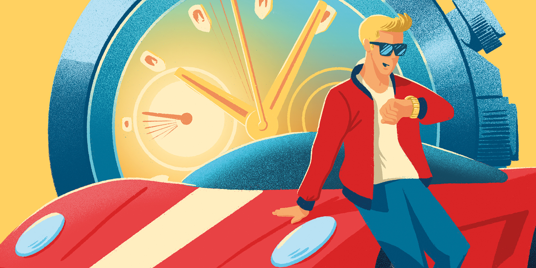 Watch Collectors / Oracle Time Magazine – Hireillo | Hire an Illustrator