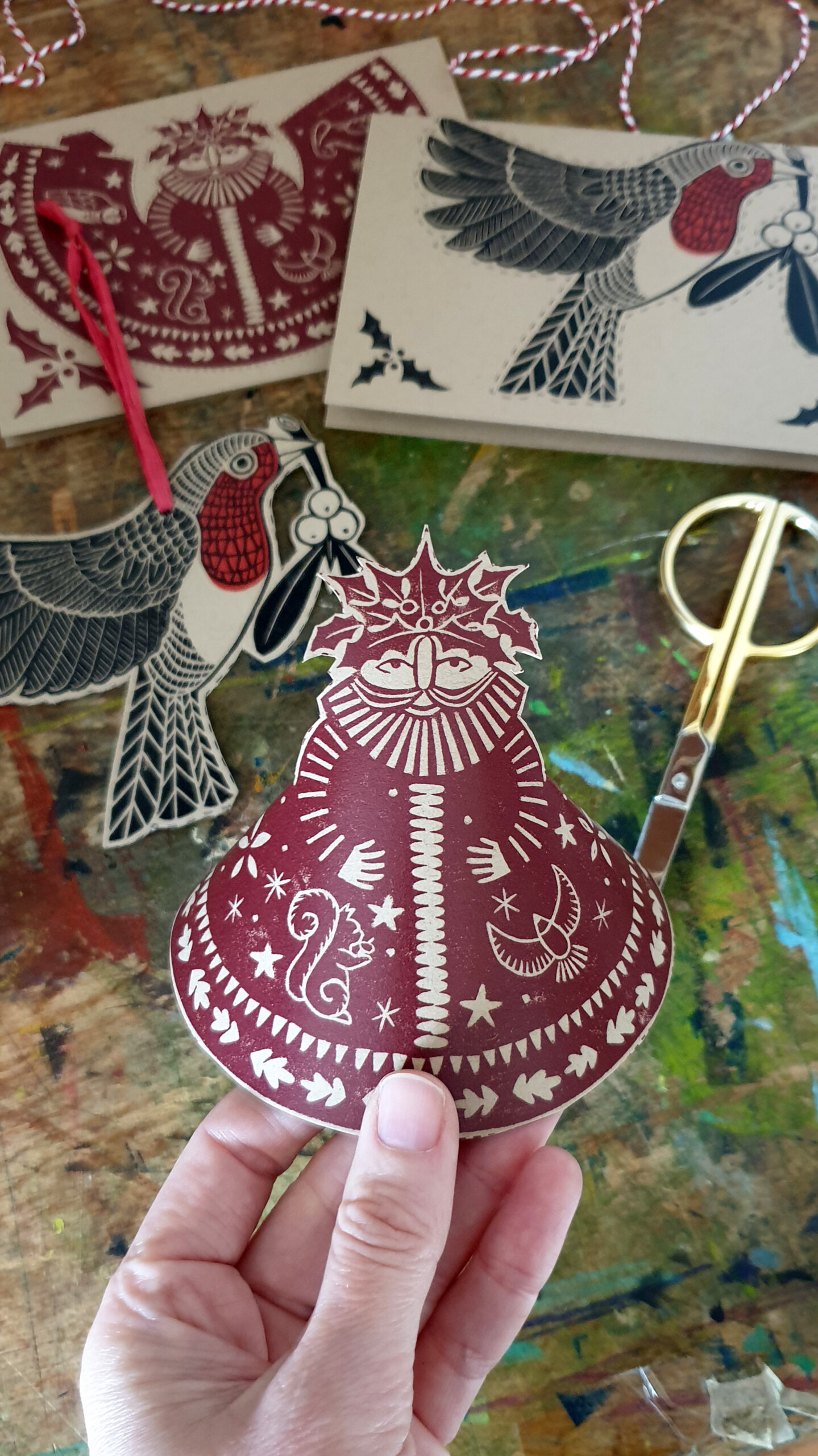 Cut-Out-And-Keep Christmas Cards – Hireillo | Hire an Illustrator