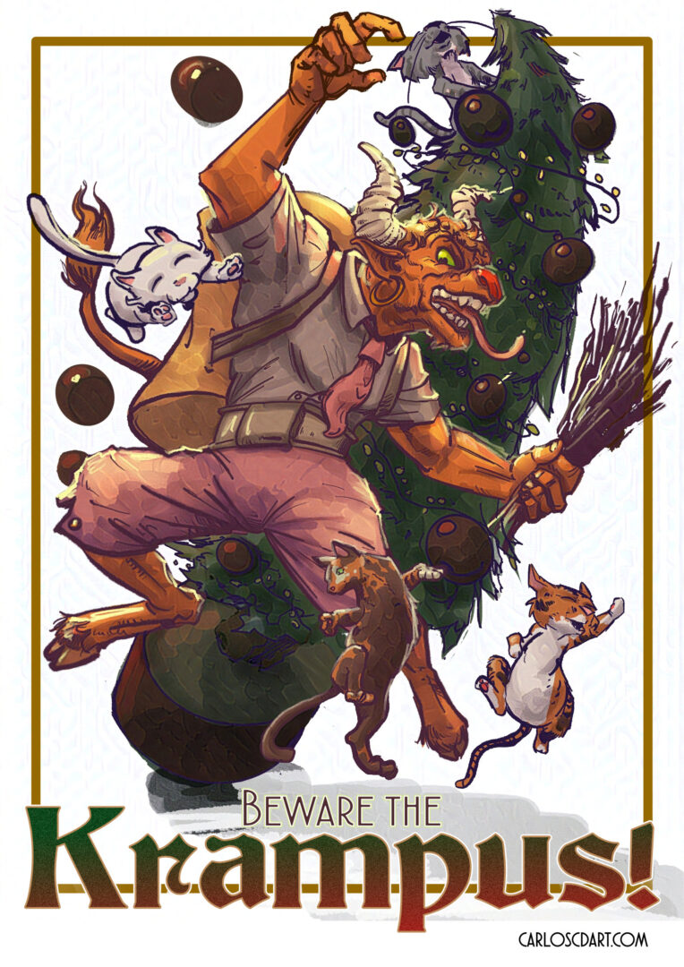 Beware the Krampus – Hireillo | Hire an Illustrator