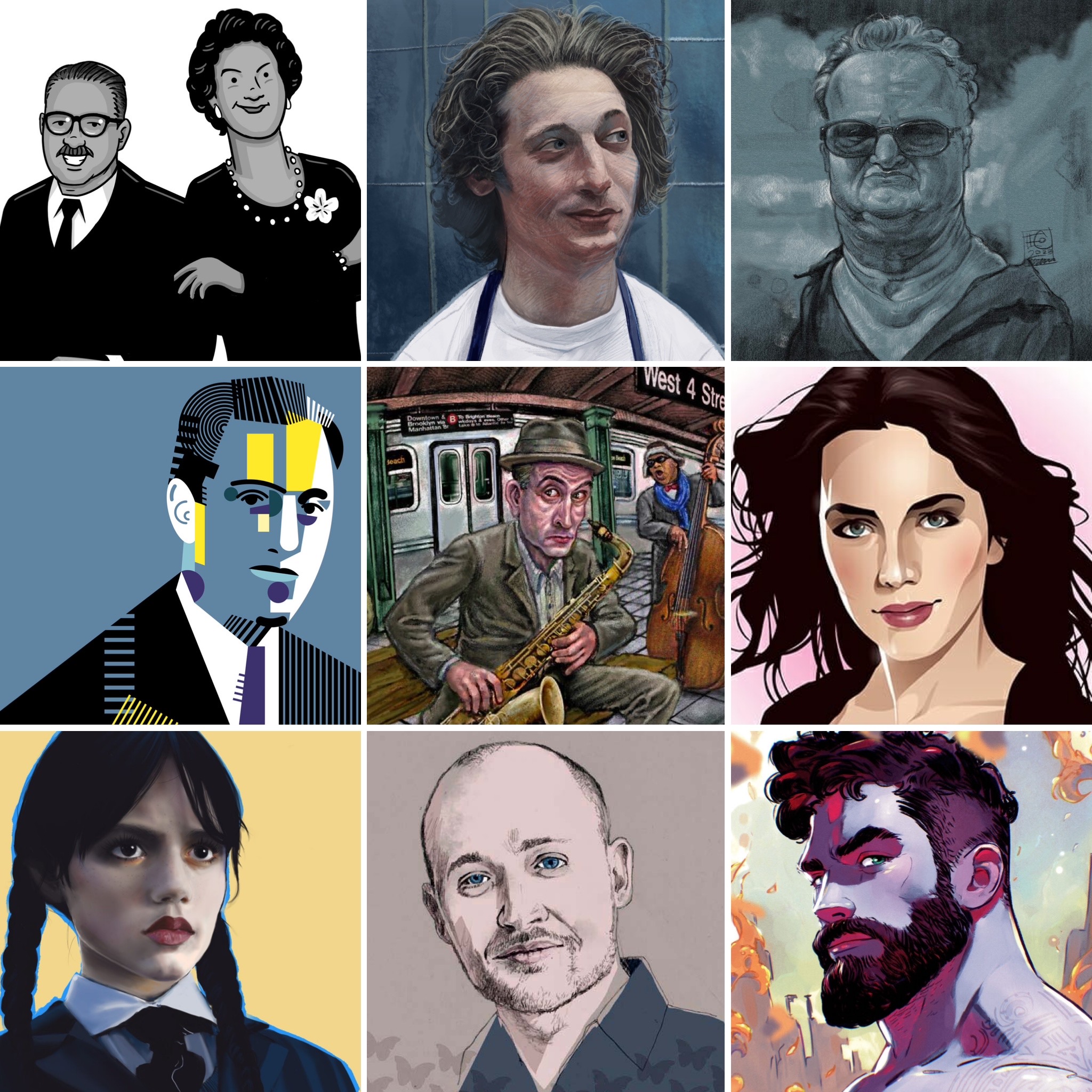 Personal Hand-Drawn Portraits – Hireillo | Hire an Illustrator