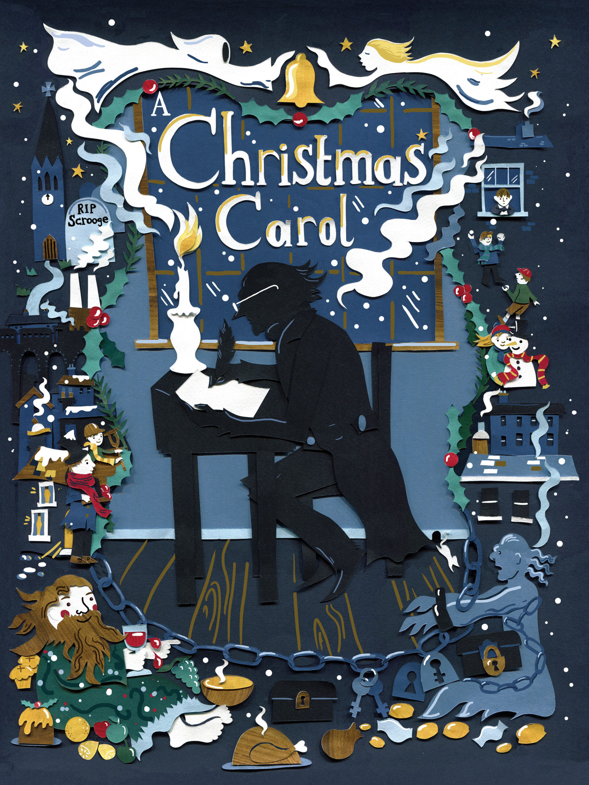 A Christmas Carol Greeting Card (and Print) – Hireillo | Hire an ...