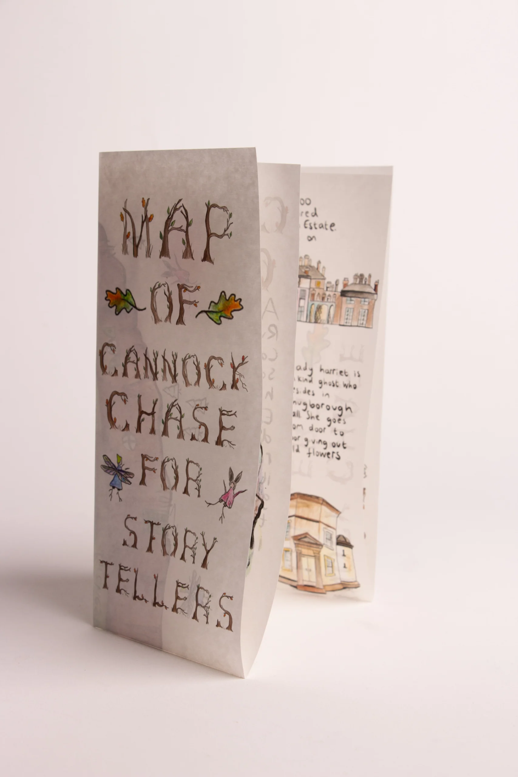 Map of Cannock Chase for Storytellers – Hireillo | Hire an Illustrator