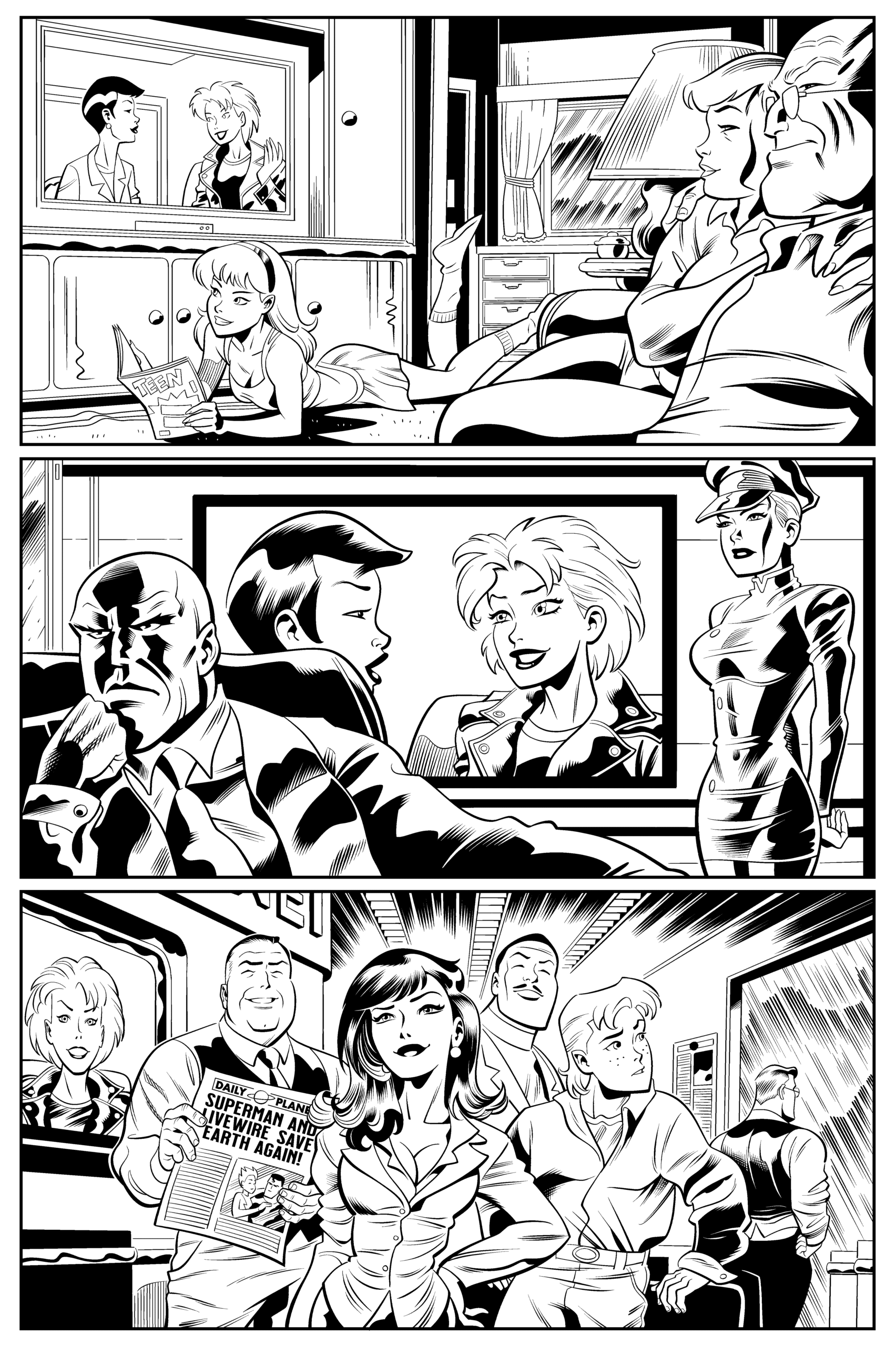 Comic Inking and Coloring – Hireillo | Hire an Illustrator