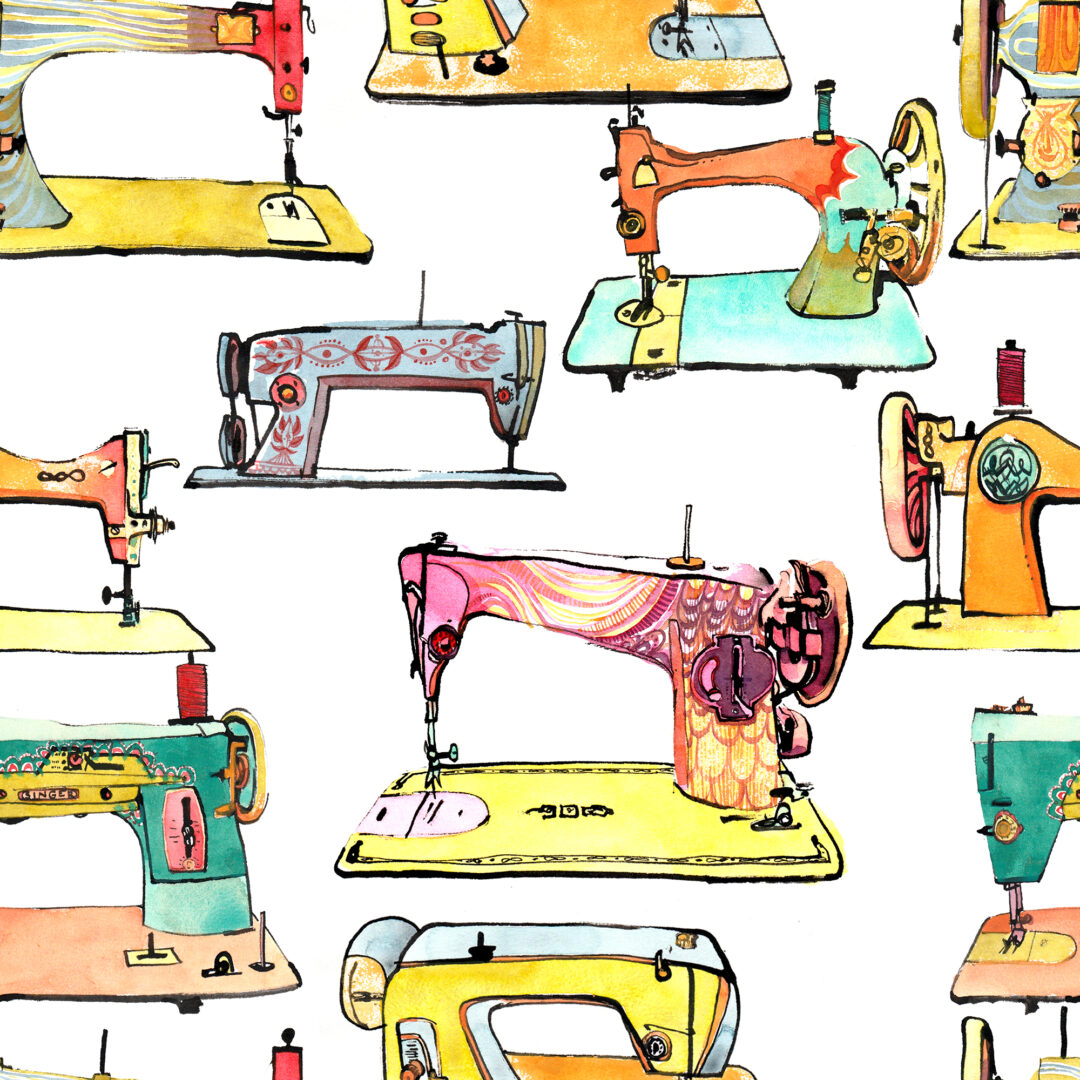 Sewing Machines – Hireillo | Hire an Illustrator