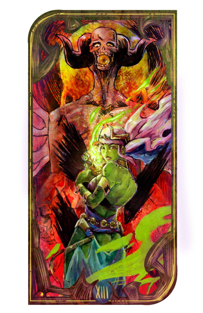 Illustration Series – DnD Tarot Cards – Necromancer’s Death Card ...