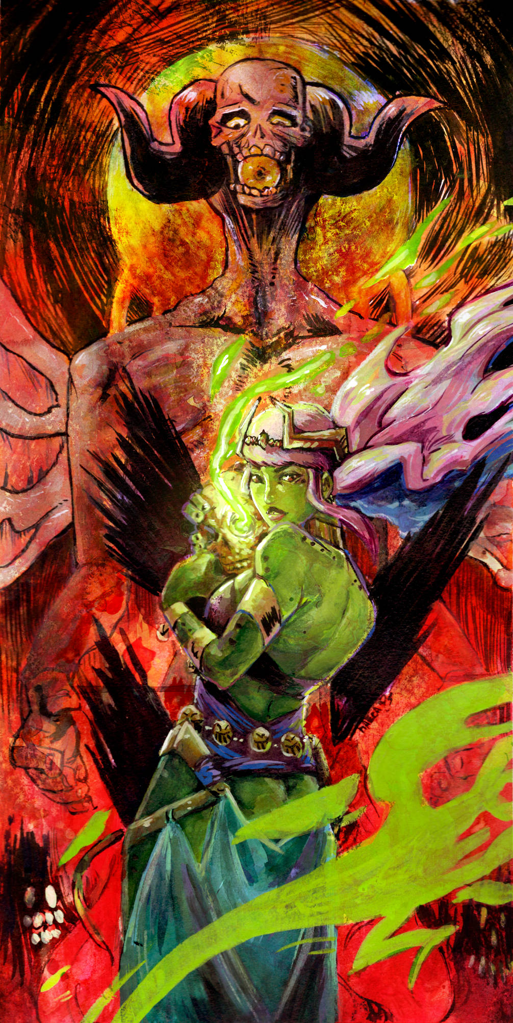 Illustration Series – DnD Tarot Cards – Necromancer’s Death Card ...