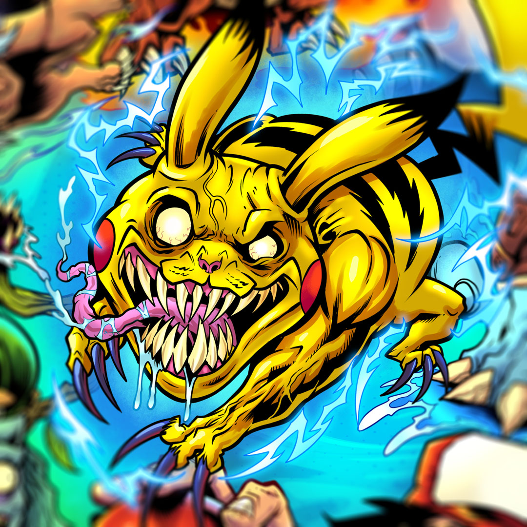 Mutant Pokemon – Hireillo | Hire an Illustrator