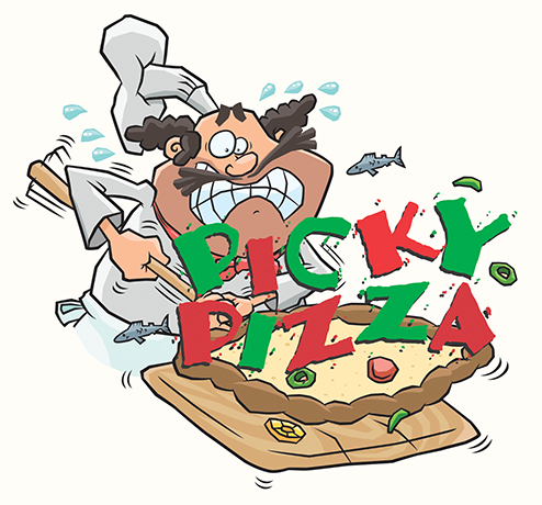 Picky Pizza game for Spyder Byte Studio – Hireillo | Hire an Illustrator
