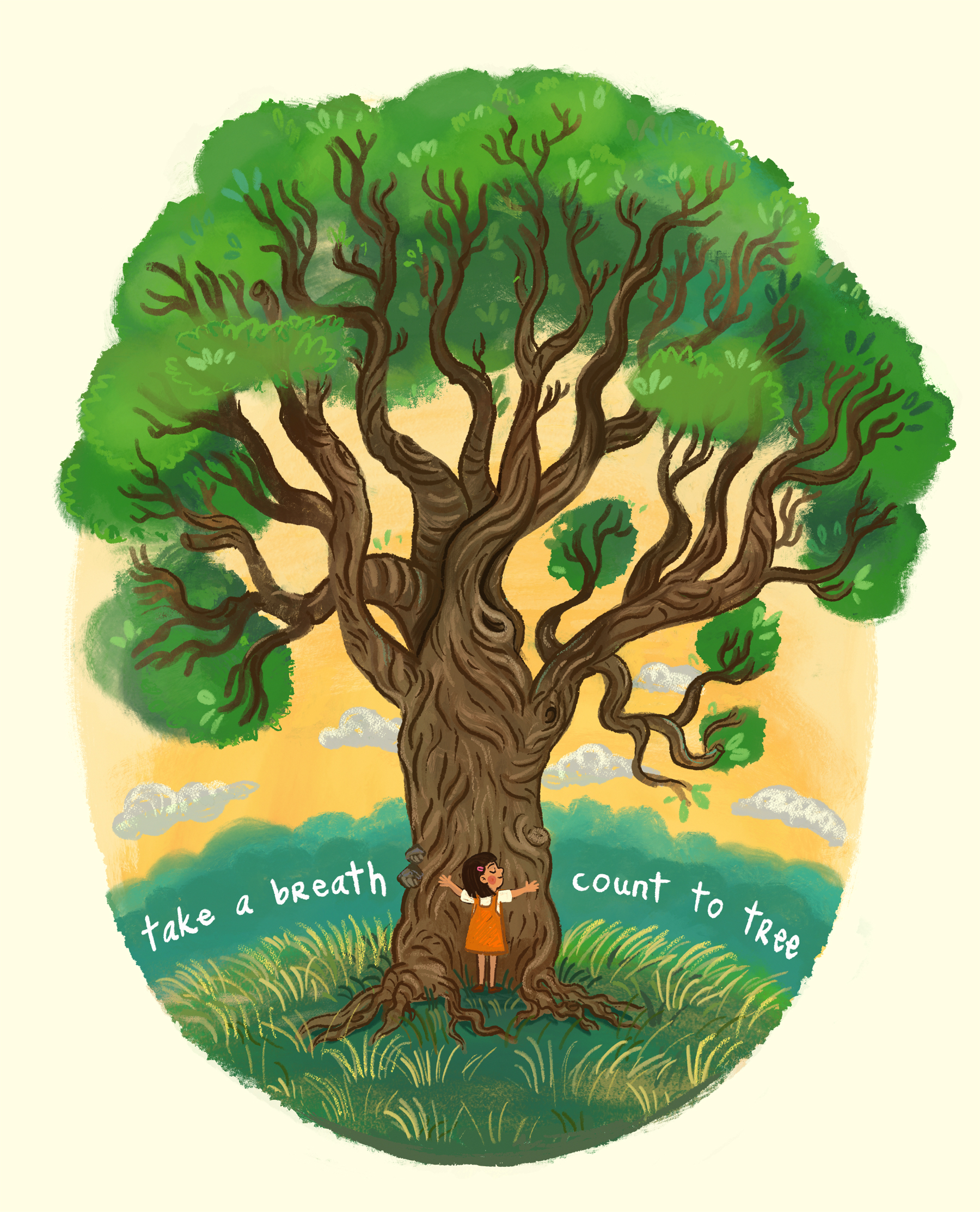 Take a Deep Breath and Count to Tree – Hireillo | Hire an Illustrator