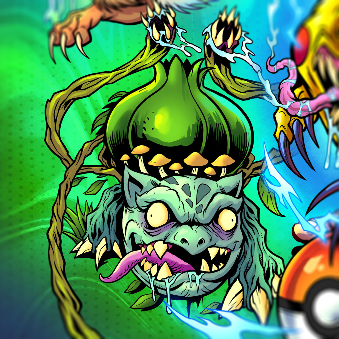 Mutant Pokémon – Hireillo | Hire an Illustrator