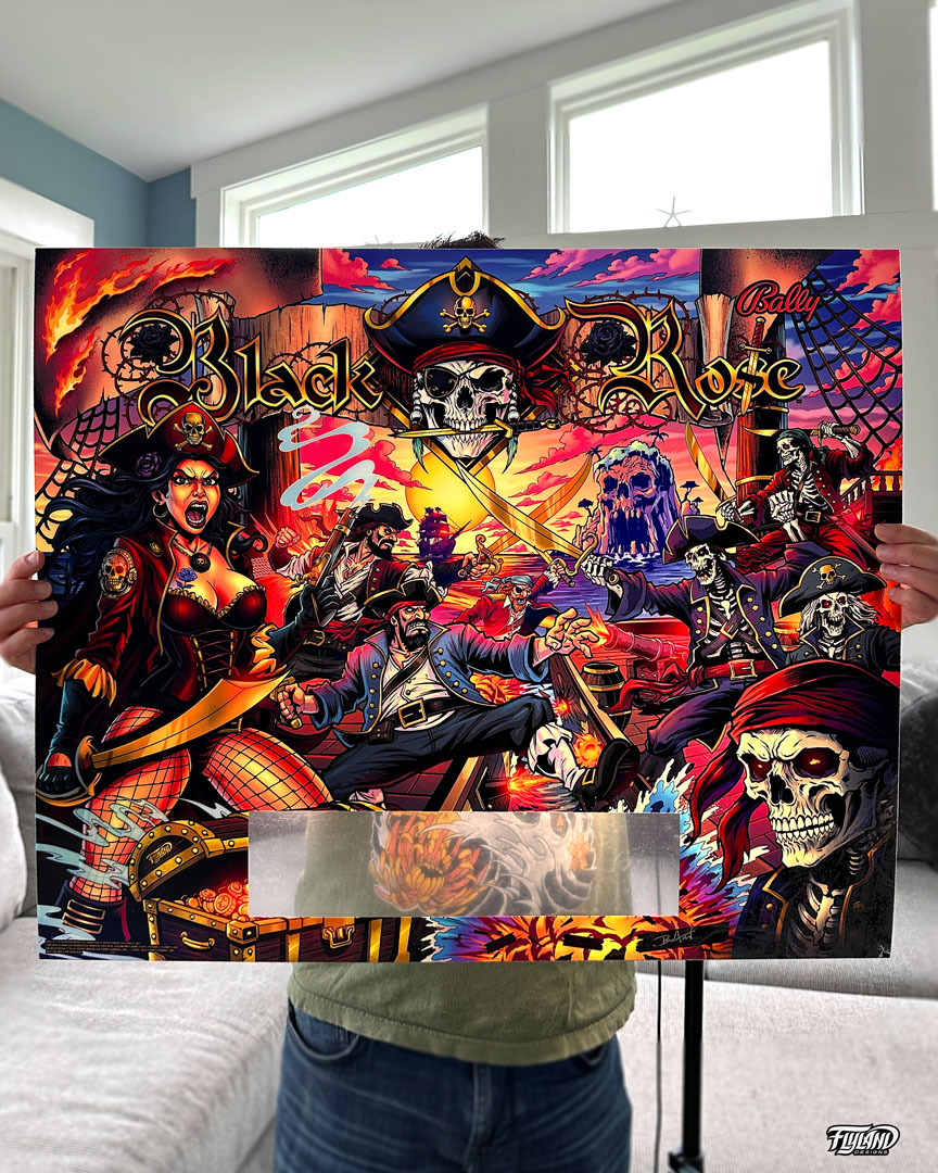 Black Rose Pinball Machine – Alternate Backglass – Hireillo | Hire an ...