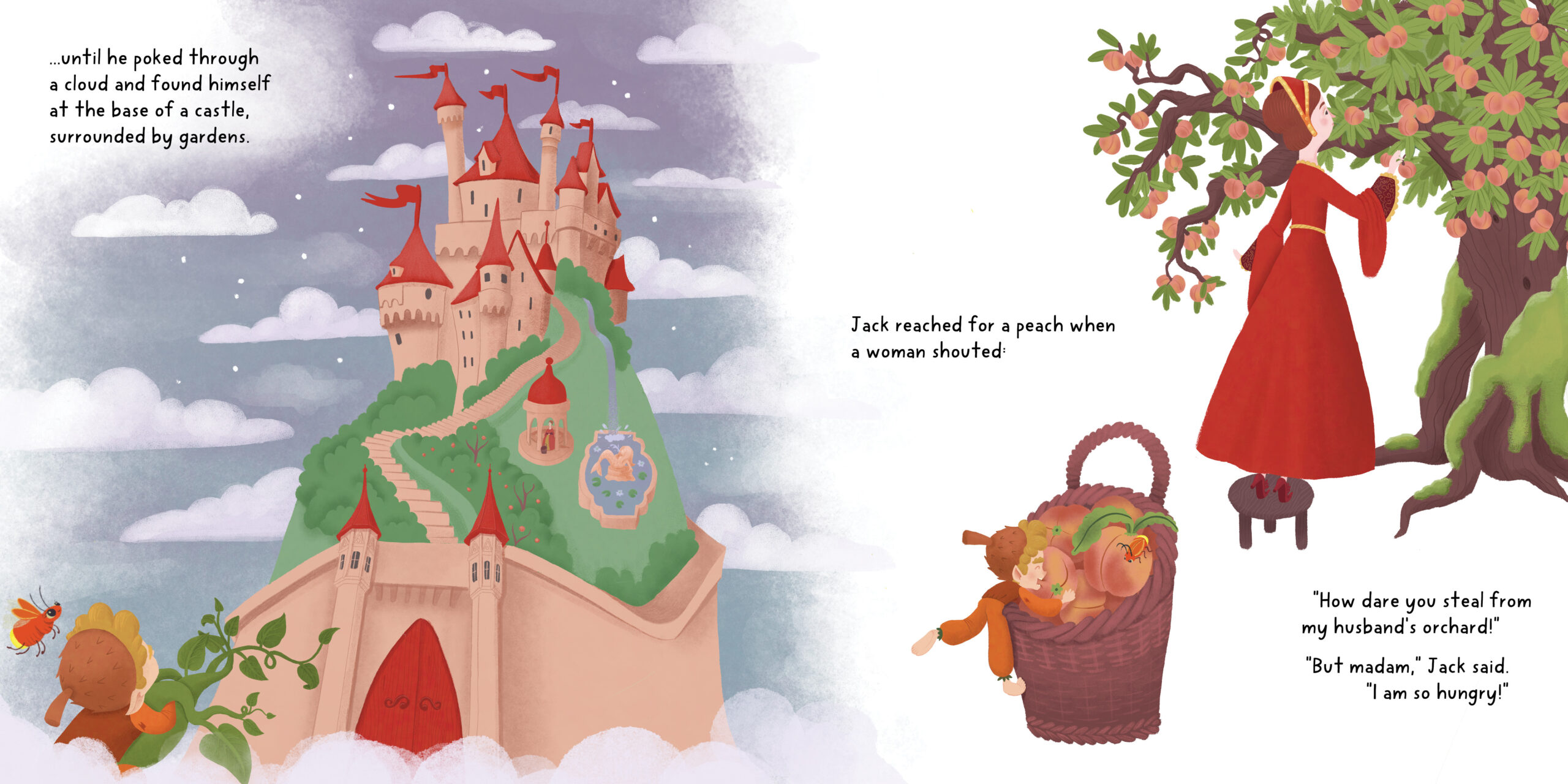 Jack & the Beanstalk – More pages – Hireillo | Hire an Illustrator